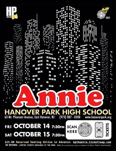 Hanover Park students present ‘Annie’ Oct. 14 and 15 | News ...