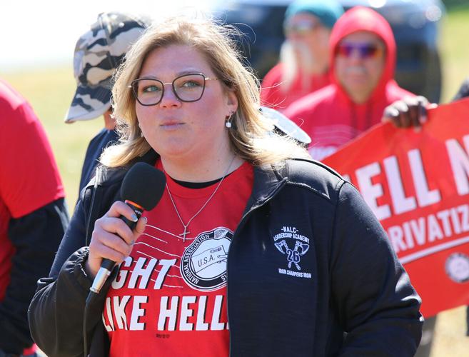 (VIDEO) 'Fight like hell for you:' As Trump supporters watch, Sherrill ...