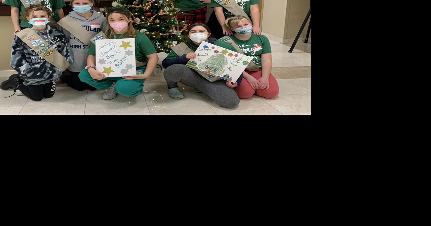 Local Girl Scouts spread holiday cheer at Hunterdon Medical Center ...