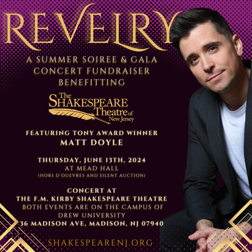 Tony Award winner Matt Doyle to perform at Shakespeare Theatre ...
