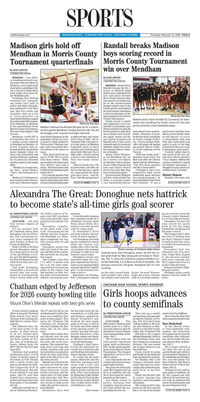 Page A9 | Madison Eagle e-Edition | newjerseyhills.com