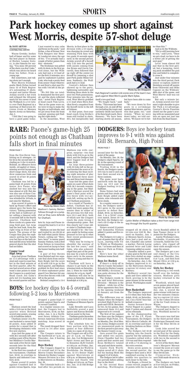 Page A8 | Madison Eagle e-Edition | newjerseyhills.com