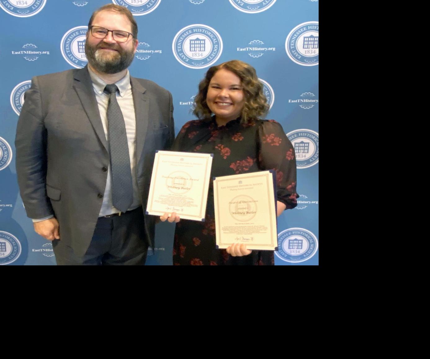 Newport Grammar’s Whitney Butler honored by East Tennessee Historical ...