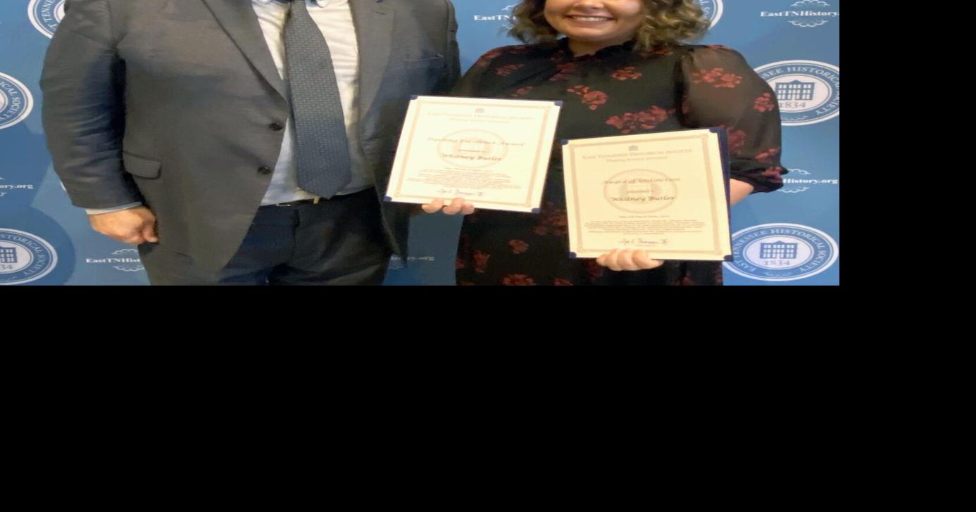 Newport Grammar’s Whitney Butler honored by East Tennessee Historical ...