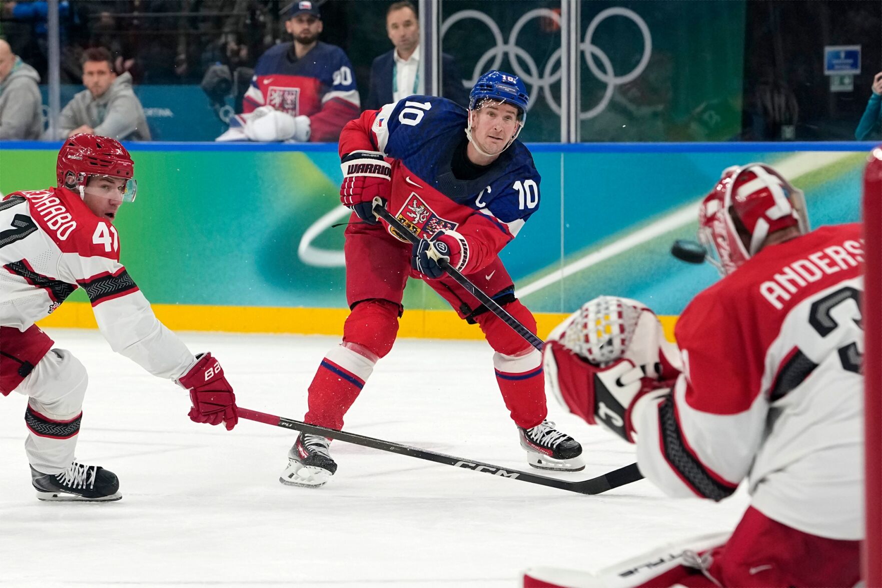 Czech Republic holds on to beat Denmark, set up matchup with Canada ...