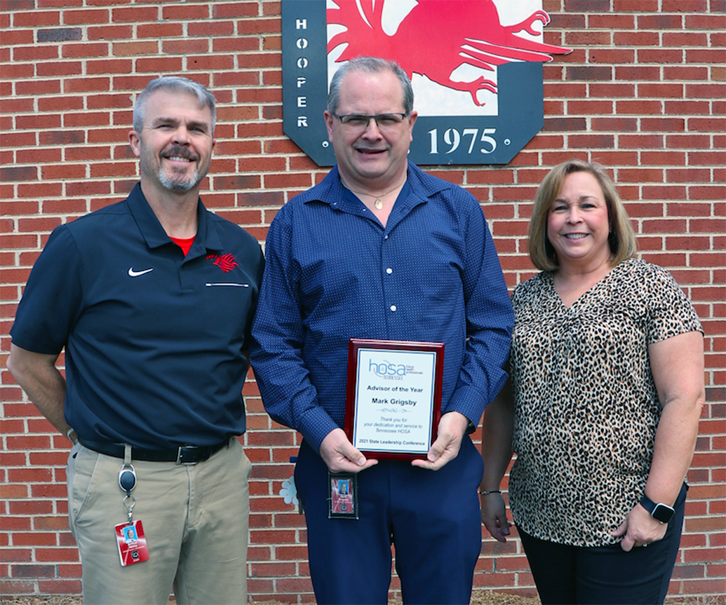 Grigsby wins Tennessee HOSA Advisor of the Year award | News ...