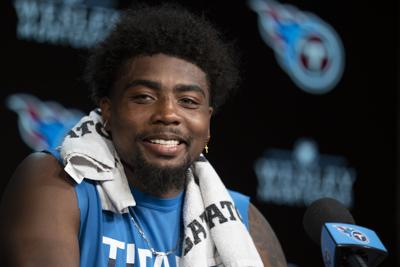 Receiver Treylon Burks breathing easier entering 2nd year with Titans ...