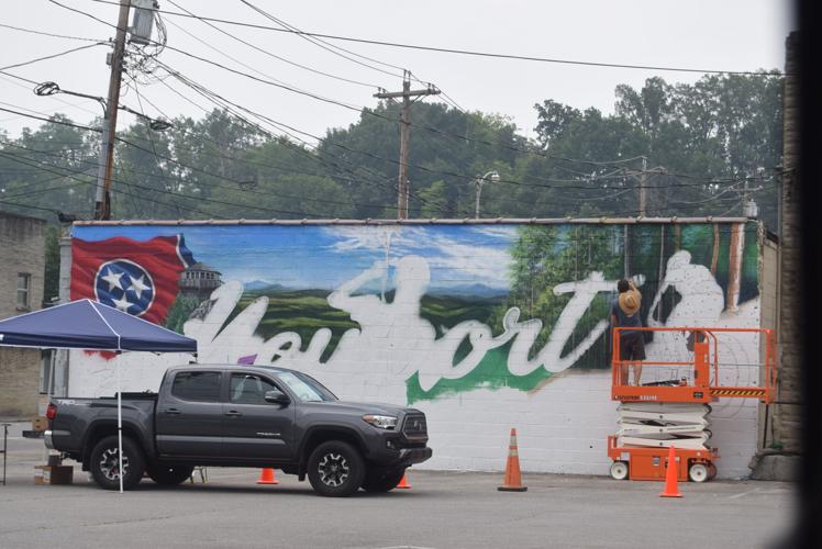 Coming into focus: Mural being painted to help promote tourism ...