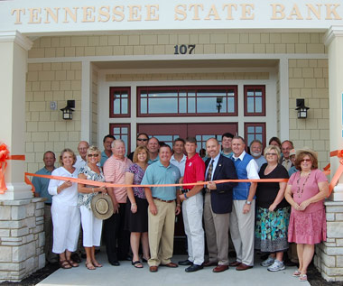 Tennessee State Bank had its ribbon cutting Saturday at its new branch ...