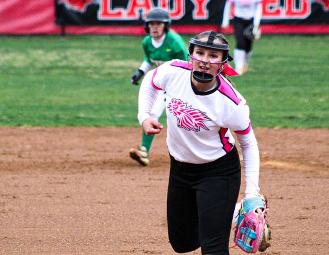 Lady Red softball rolls to first-ever 10-0 start | Sports ...