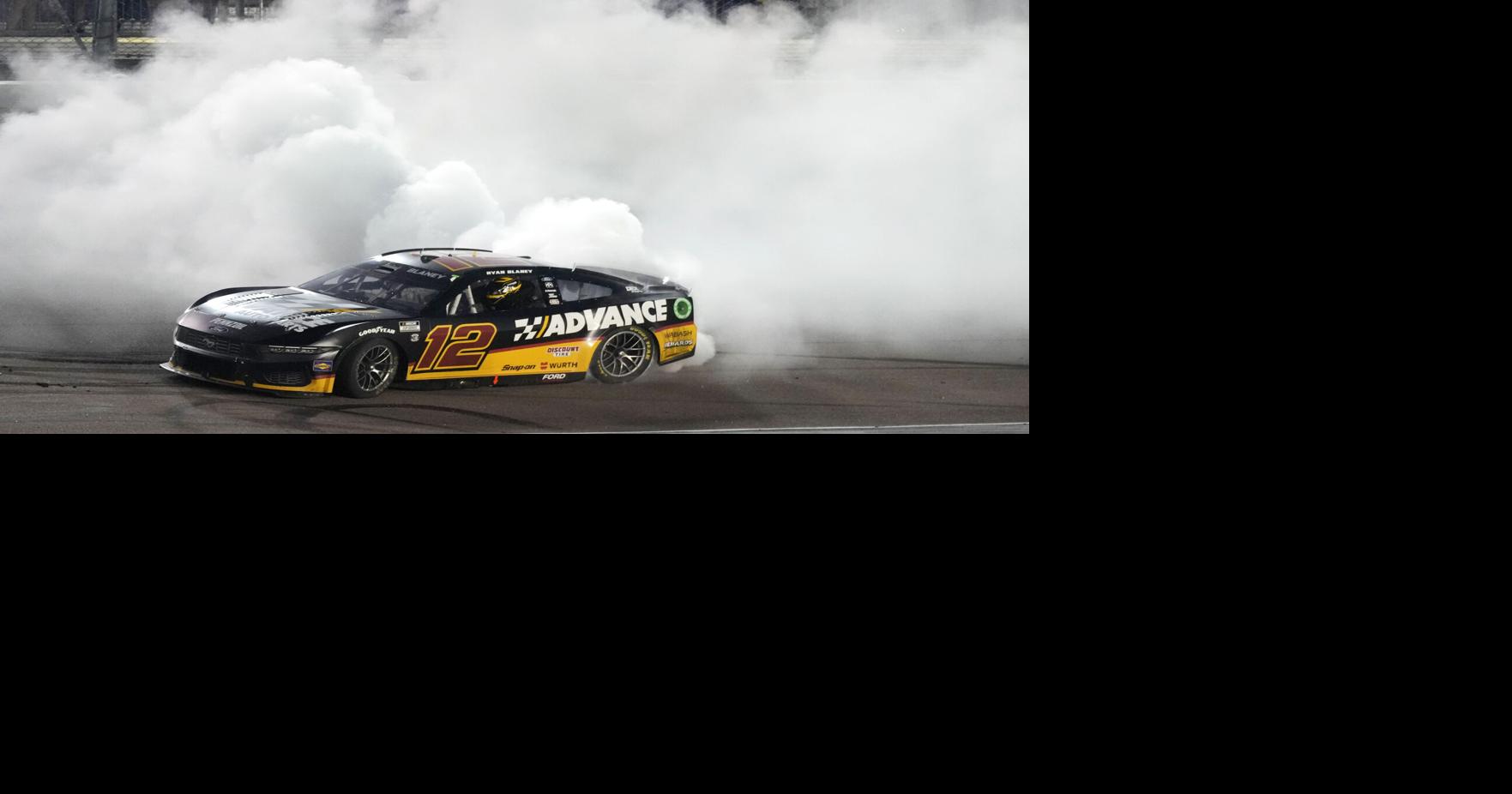 Ryan Blaney wins inaugural NASCAR Cup Series race at Iowa Speedway ...