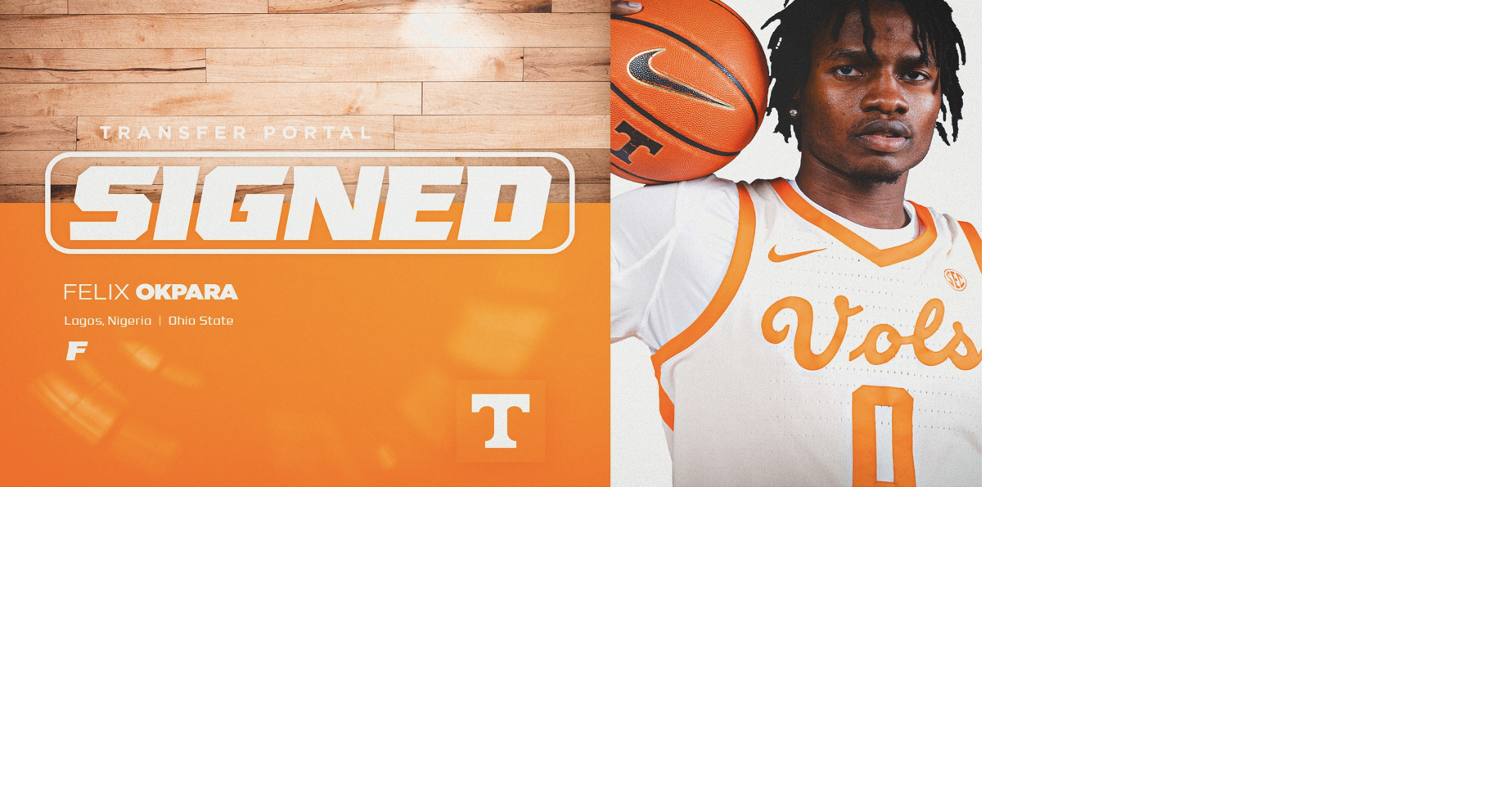 Vols welcome Ohio State transfer Felix Okpara | | newportplaintalk.com