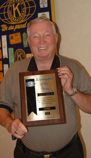 Jim Barker was voted Kiwanian of the Year for 2005 | Archives ...
