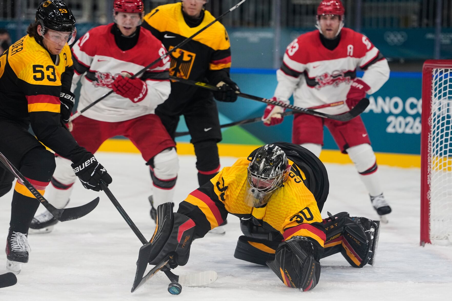 Philipp Grubauer shines as Germany beats Denmark | Sports ...