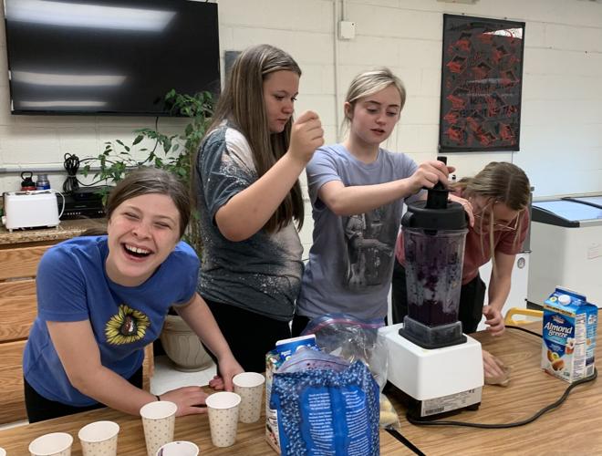 Grassy Fork students make brain-power smoothies | Community ...