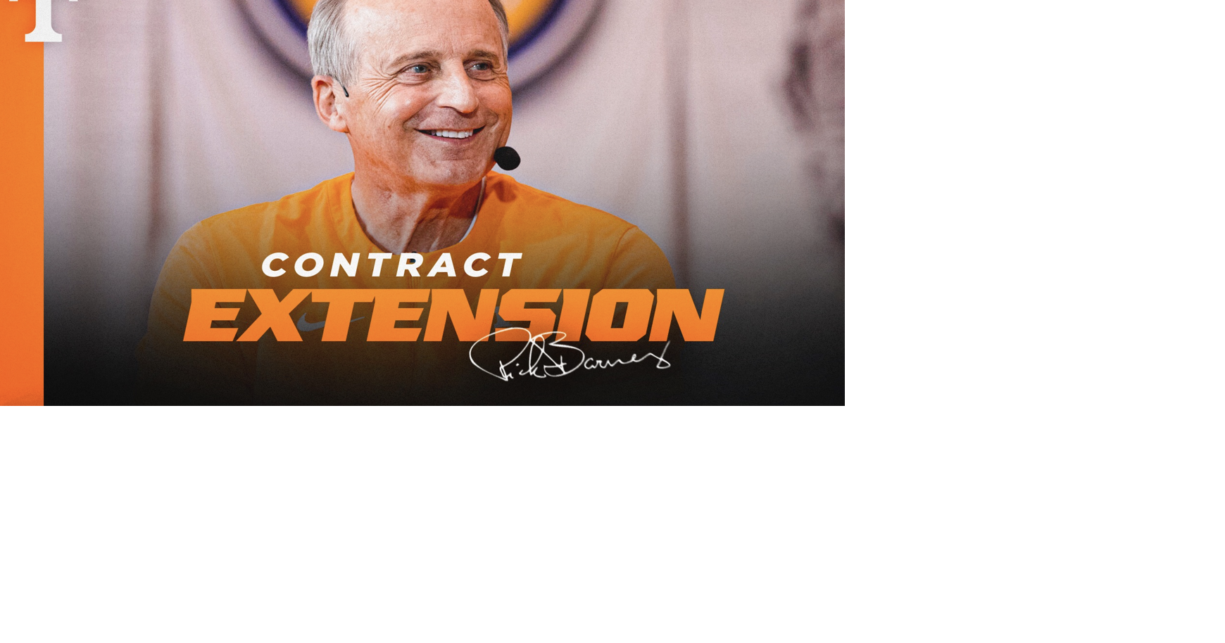 UT AD Danny White extends Rick Barnes' contract following Sweet Sixteen ...