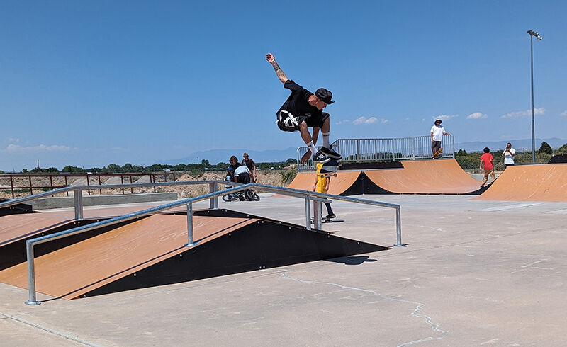 Skateboarders stoked over Belen’s newly-designed Eagle’s Nest Skatepark | Features | news ...