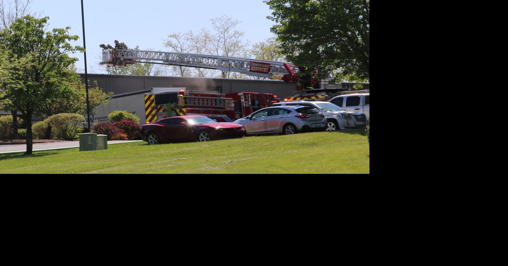 Fire damages industrial building, launches propane tank | Breaking News ...