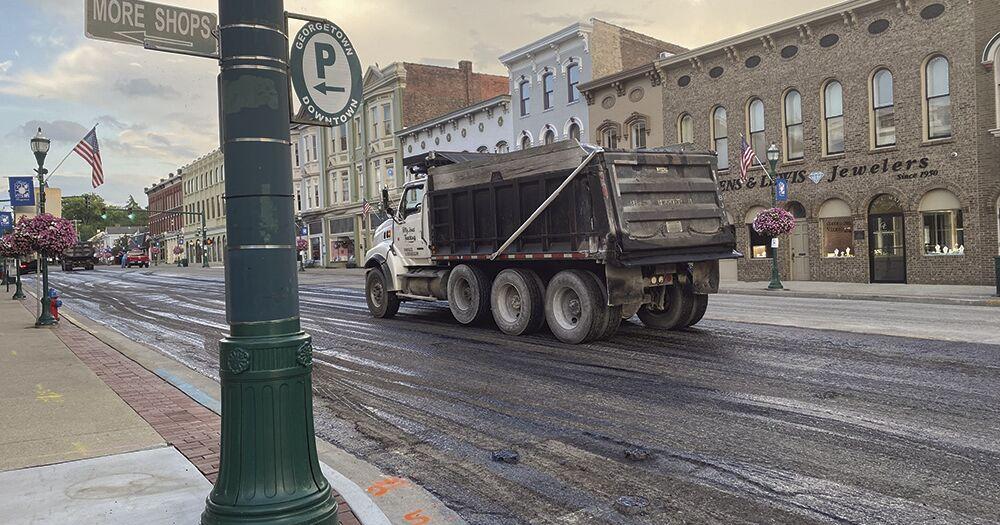 Downtown Georgetown gets repaved | News | news-graphic.com