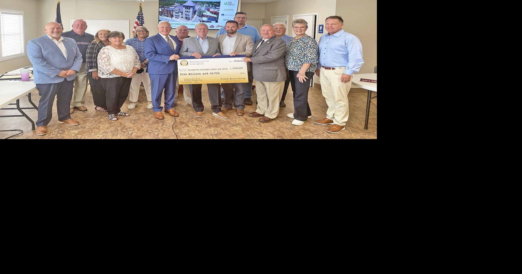 Sen. Thayer, Sen. Pratt present $5 million check to GMWSS | News | news ...