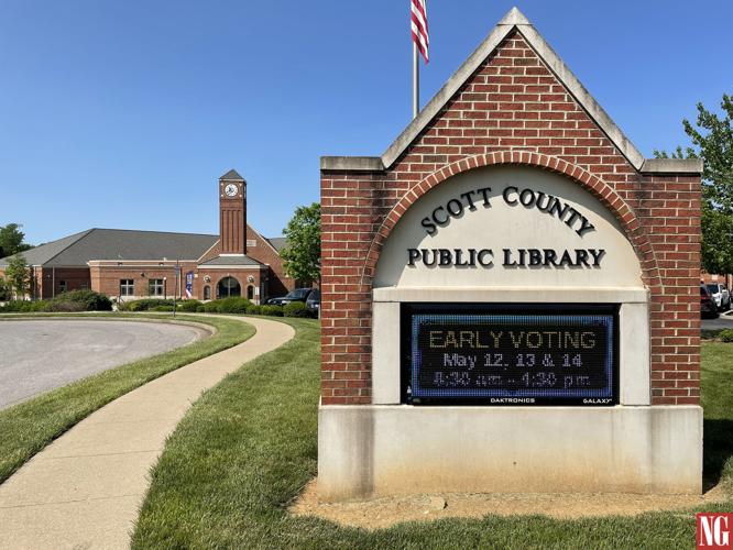 Early voting at the Scott County Public Library | Gallery | news ...