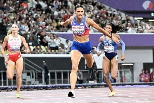 McLaughlin-Levrone powers to 400m world gold in second fastest time ...