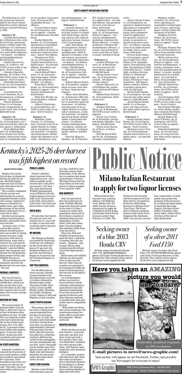 Page P7 | Georgetown News-Graphic | news-graphic.com