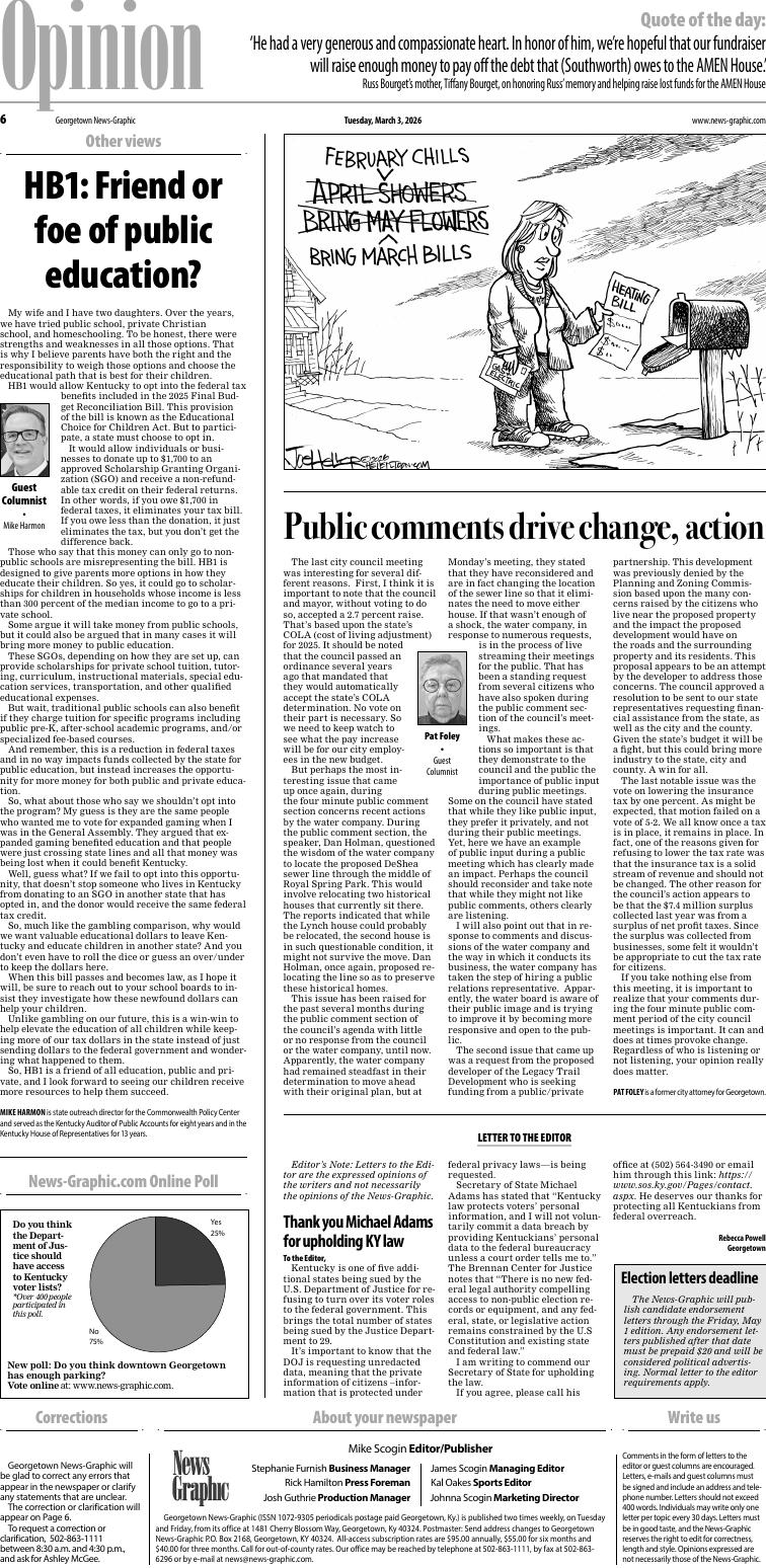 Page P6 | Georgetown News-Graphic | news-graphic.com