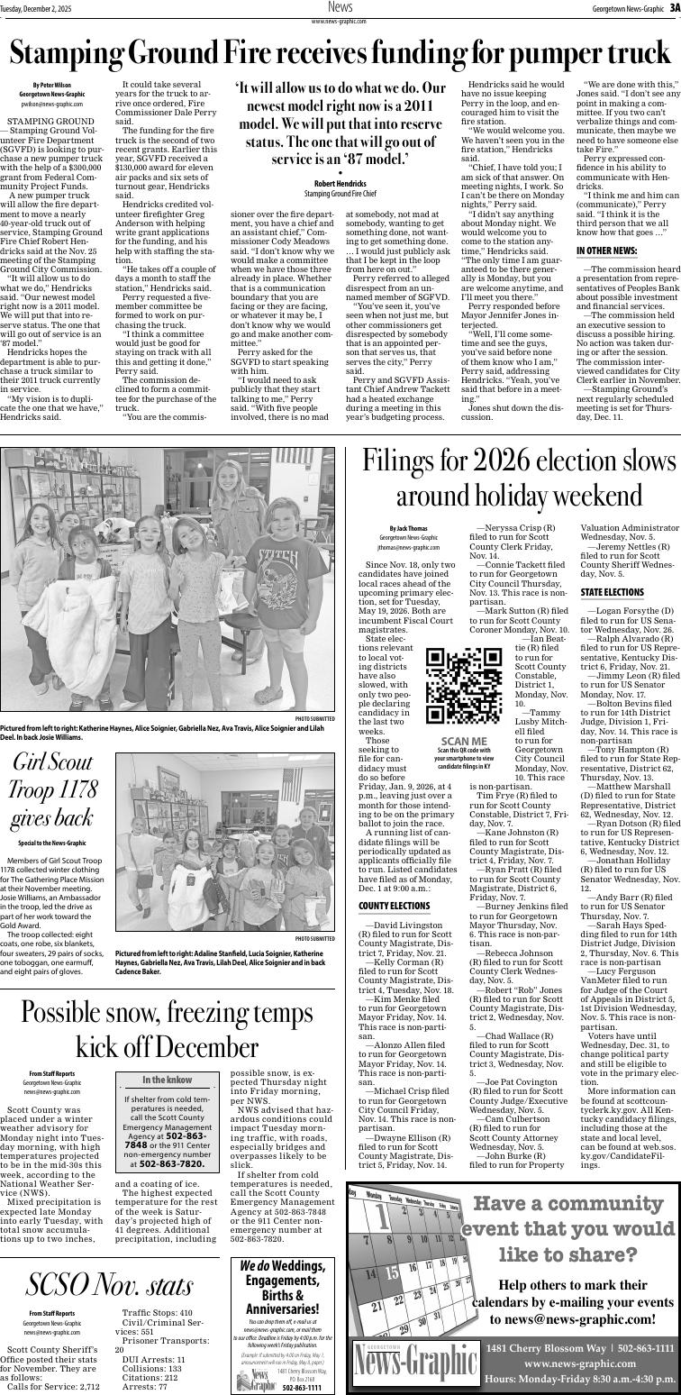 Page A3 | Georgetown News-Graphic | news-graphic.com