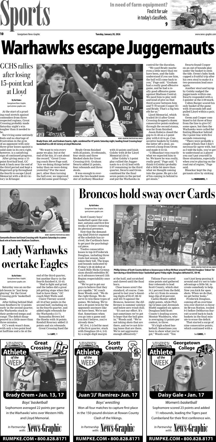 Page P10 | Georgetown News-Graphic | news-graphic.com