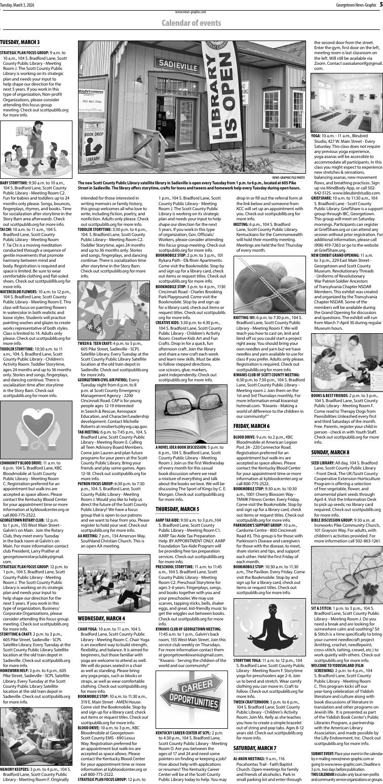 Page P5 | Georgetown News-Graphic | news-graphic.com