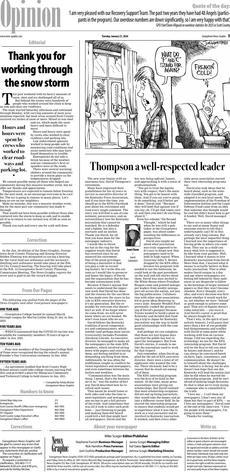 Page P5 | Georgetown News-Graphic | news-graphic.com