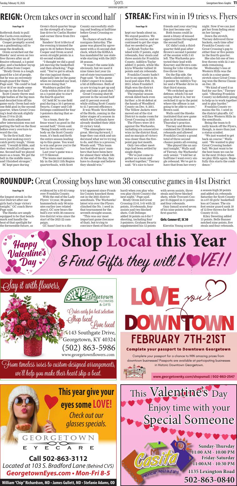 Page P11 | Georgetown News-Graphic | news-graphic.com