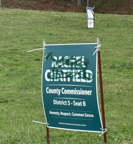 Local political candidate falls victim to vandals | News | news-herald.net