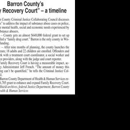 Family Recovery Court expands horizon with new grant; $900,000 from the ...