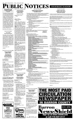 Page B03 | Legal Notices | news-shield.com