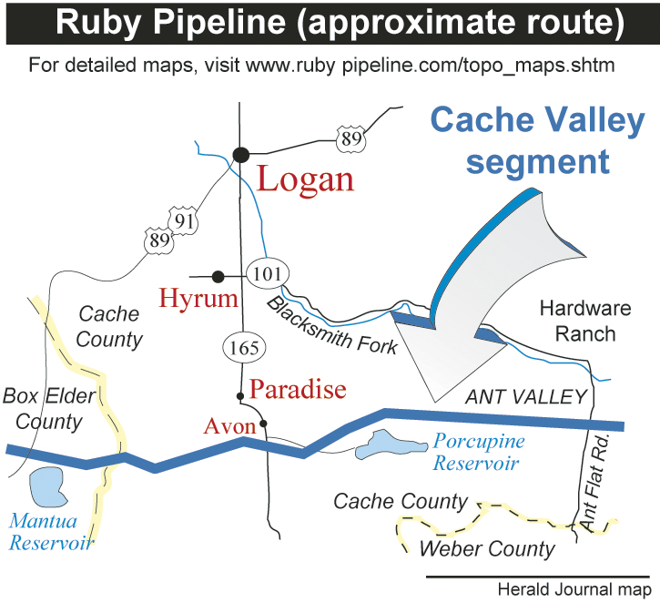 Cache County could push for $15 million from Ruby Pipeline builders ...