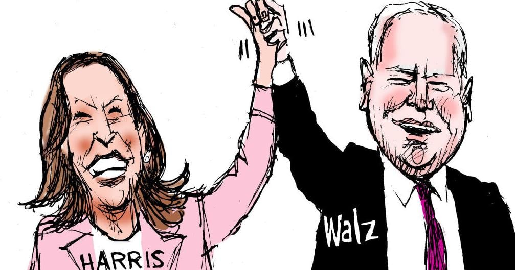 Top 10 political cartoons about Tim Walz