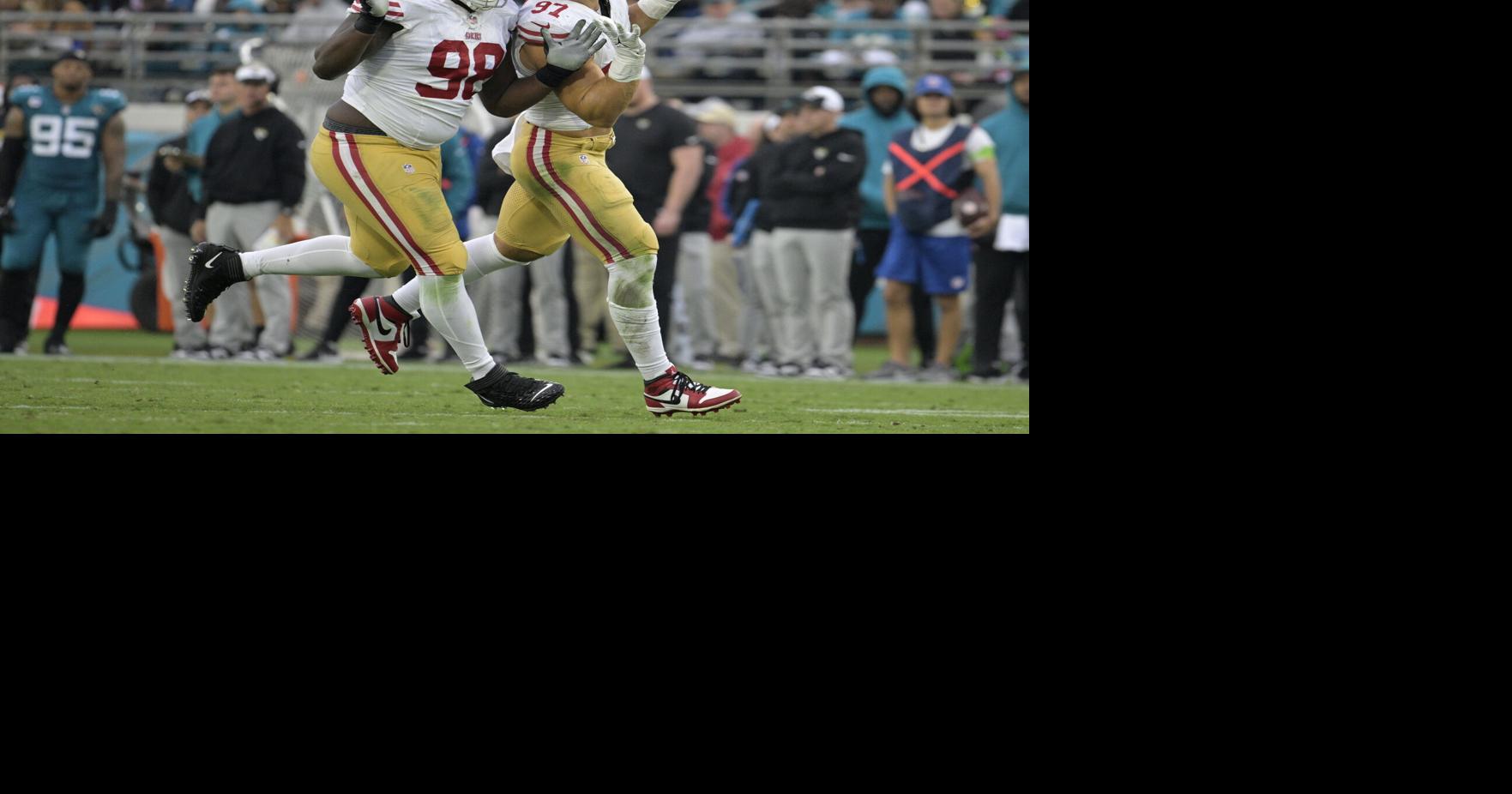 49ers rediscover their mojo, blow out Jaguars
