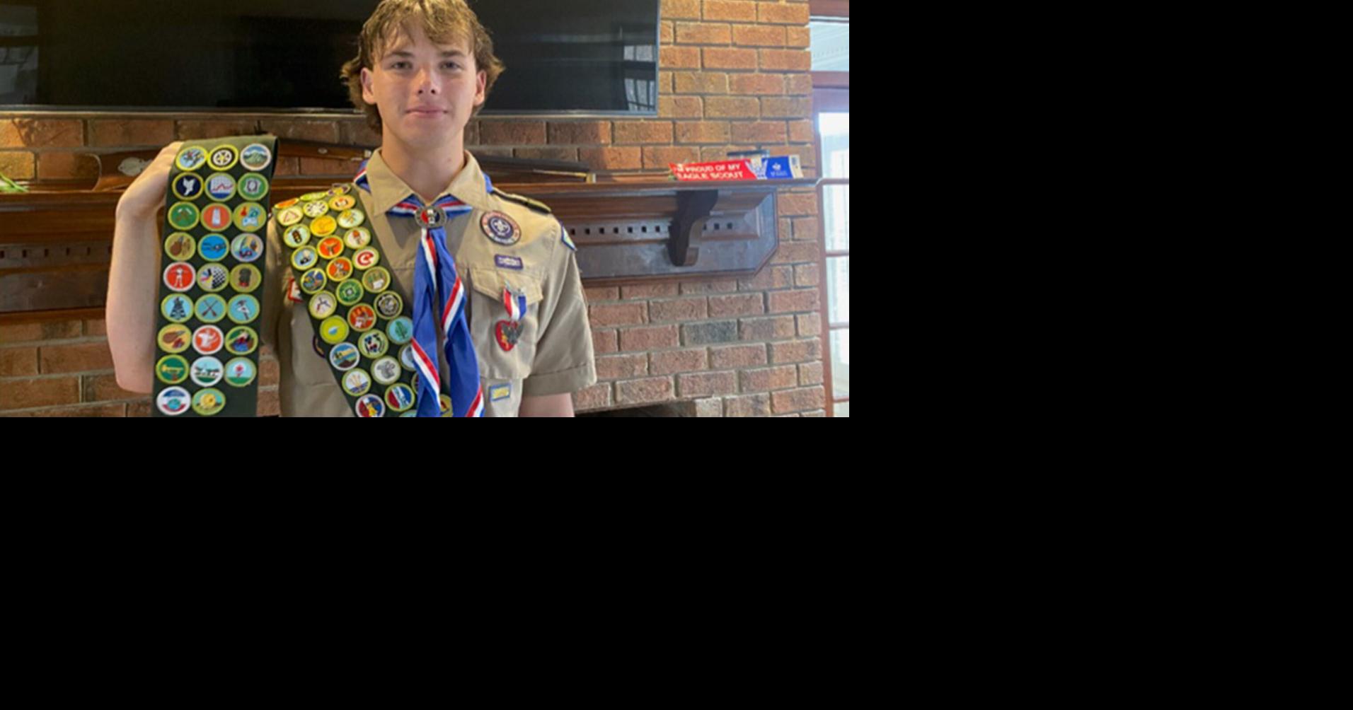 Teen earned all 138 Boy Scout merit badges — even plumbing, bugling and ...