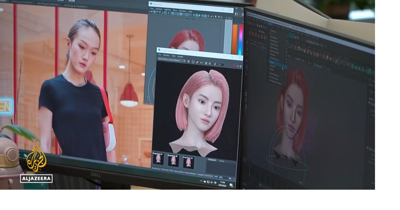 Computer-generated 'people' used for commercials and promotions in China