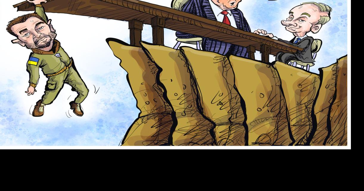 12 political cartoons fret over the future of Ukraine