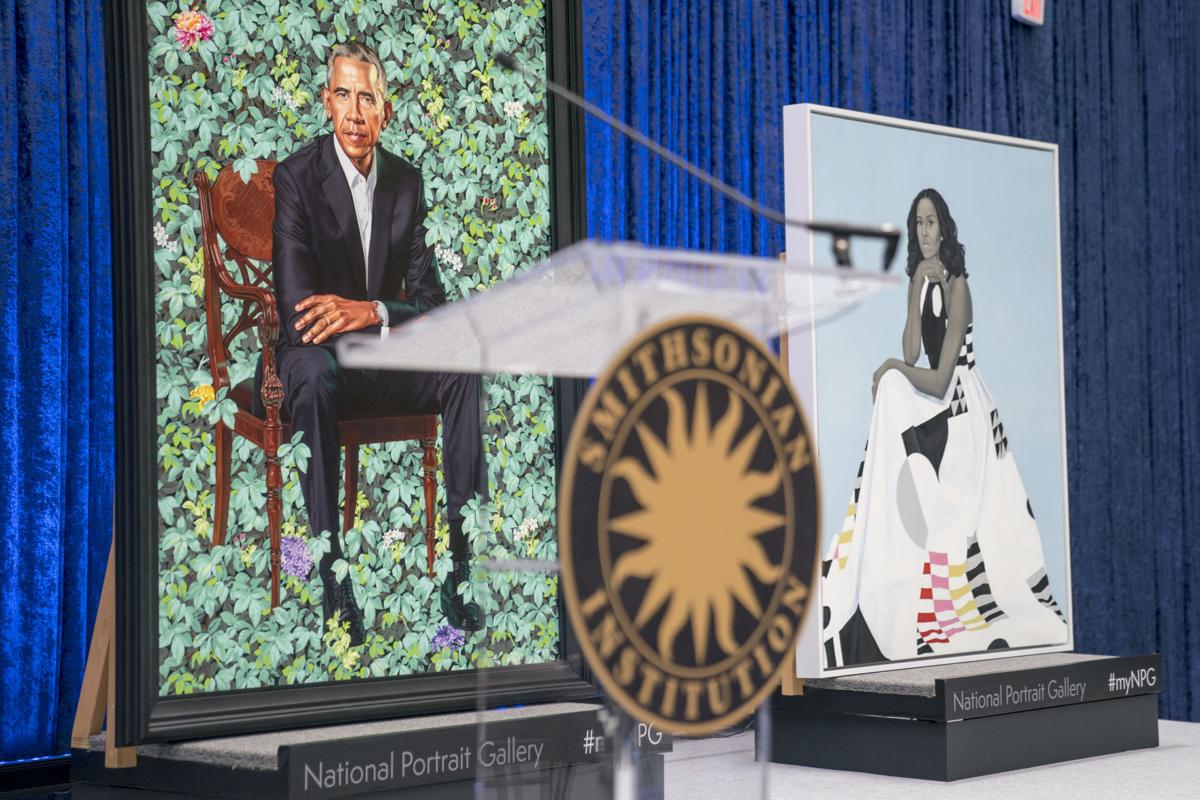 National Portrait Gallery unveils portraits of Barack, Michelle Obama
