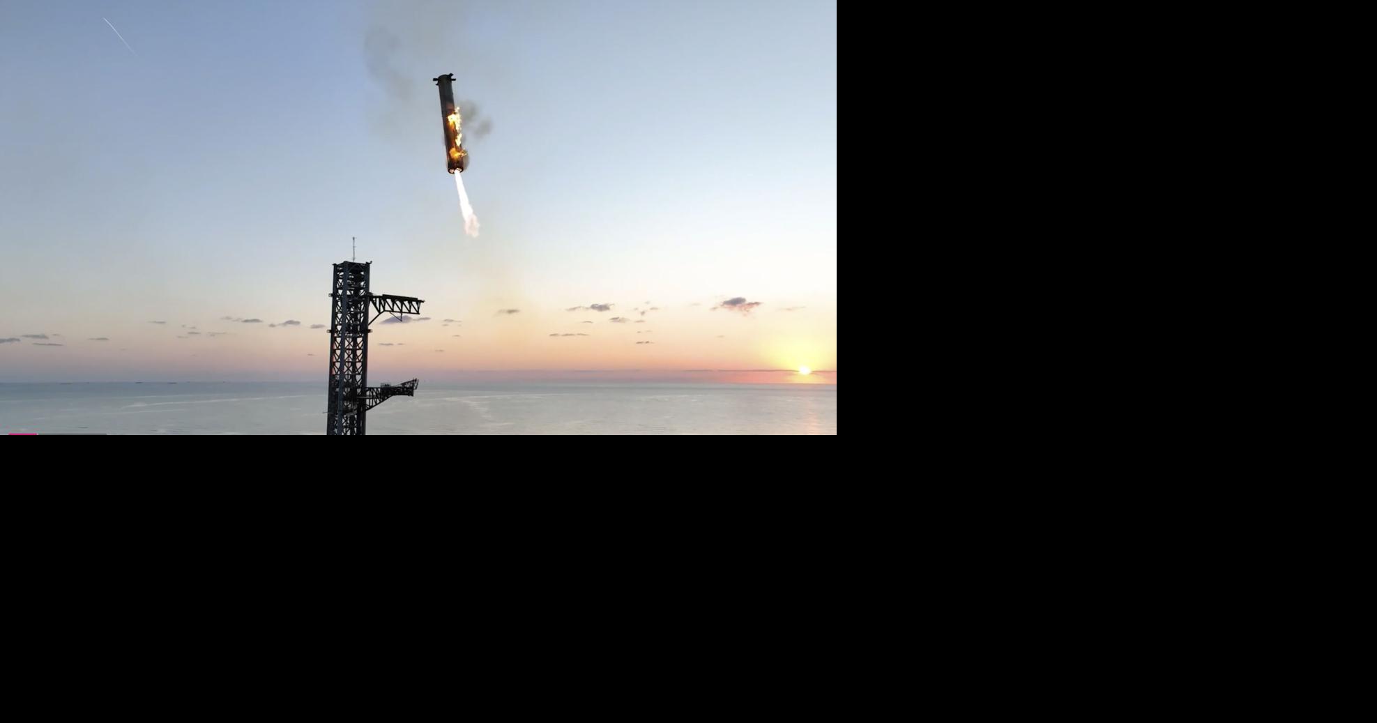 In an engineering feat, mechanical SpaceX arms catch Starship rocket ...