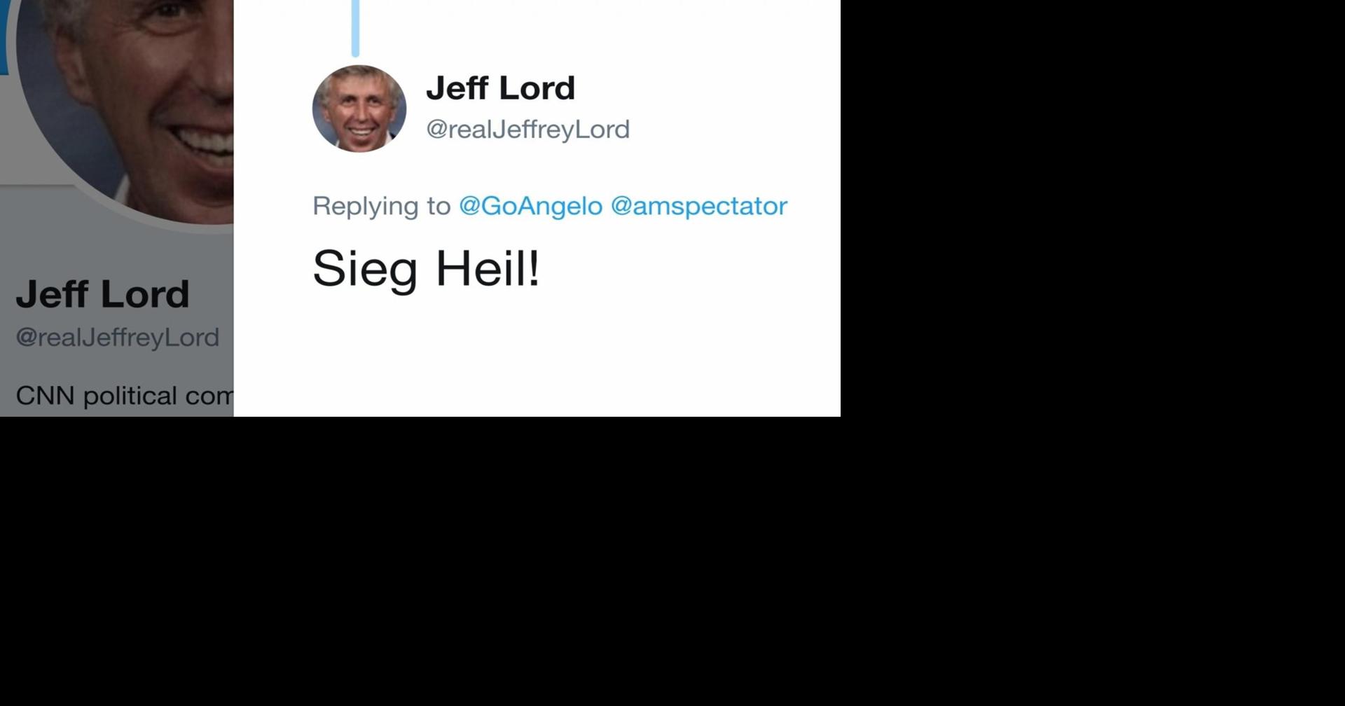 Jeffrey Lord Is Arguing He Tweeted That Nazi Salute Ironically