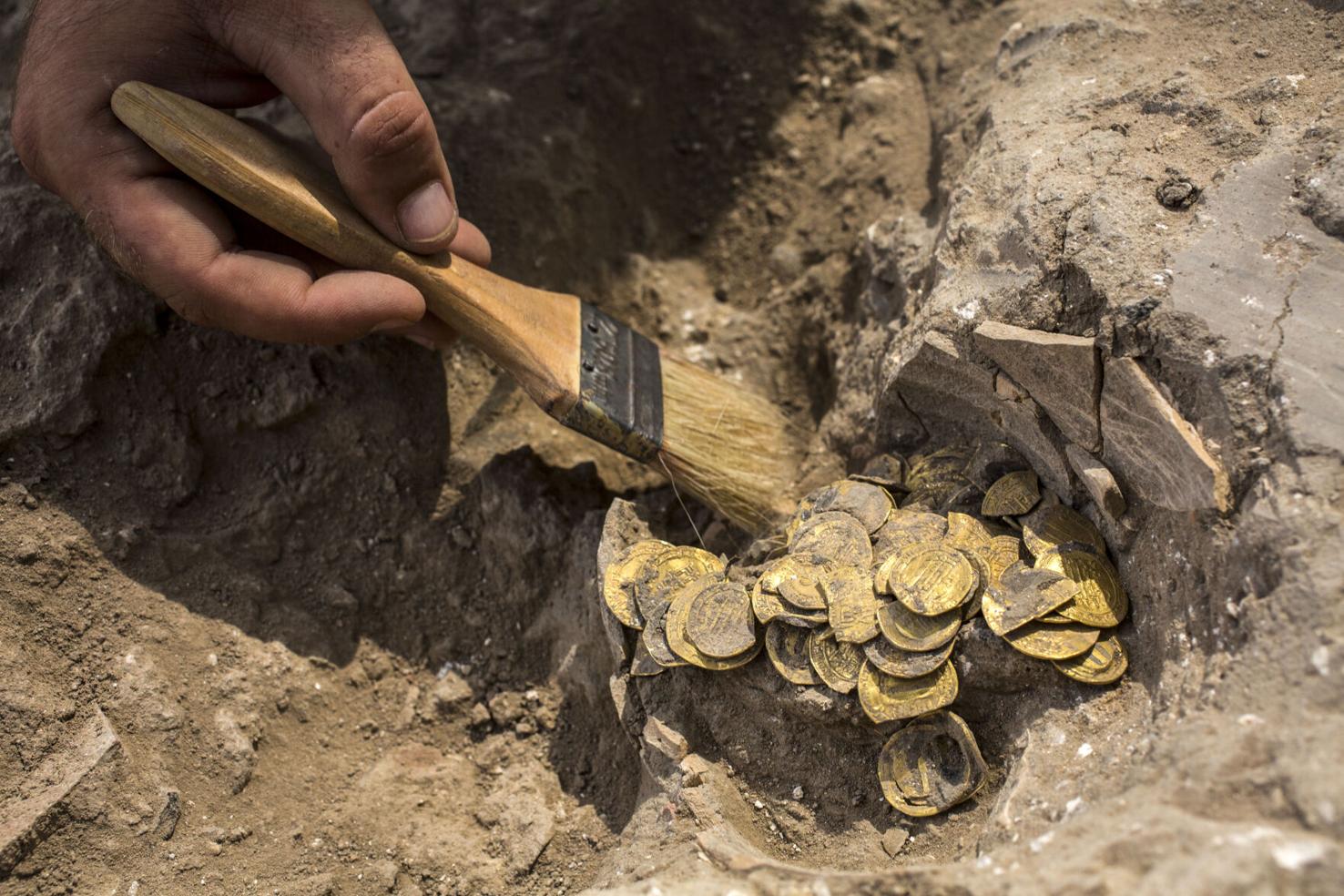 Trove of 'extremely rare' gold coins unearthed in Israel