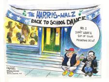 Top 10 political cartoons about Tim Walz