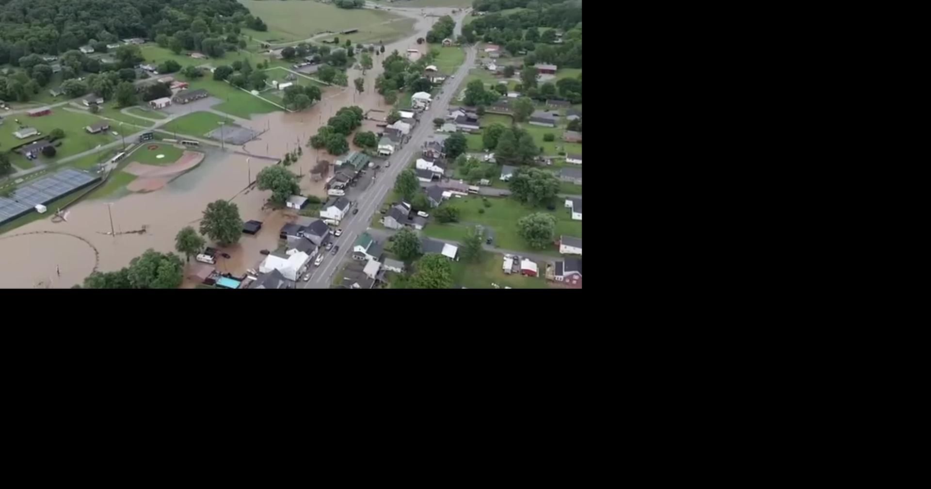RAW: IN: FLASH FLOODING/SGT HOUCHEN REAX