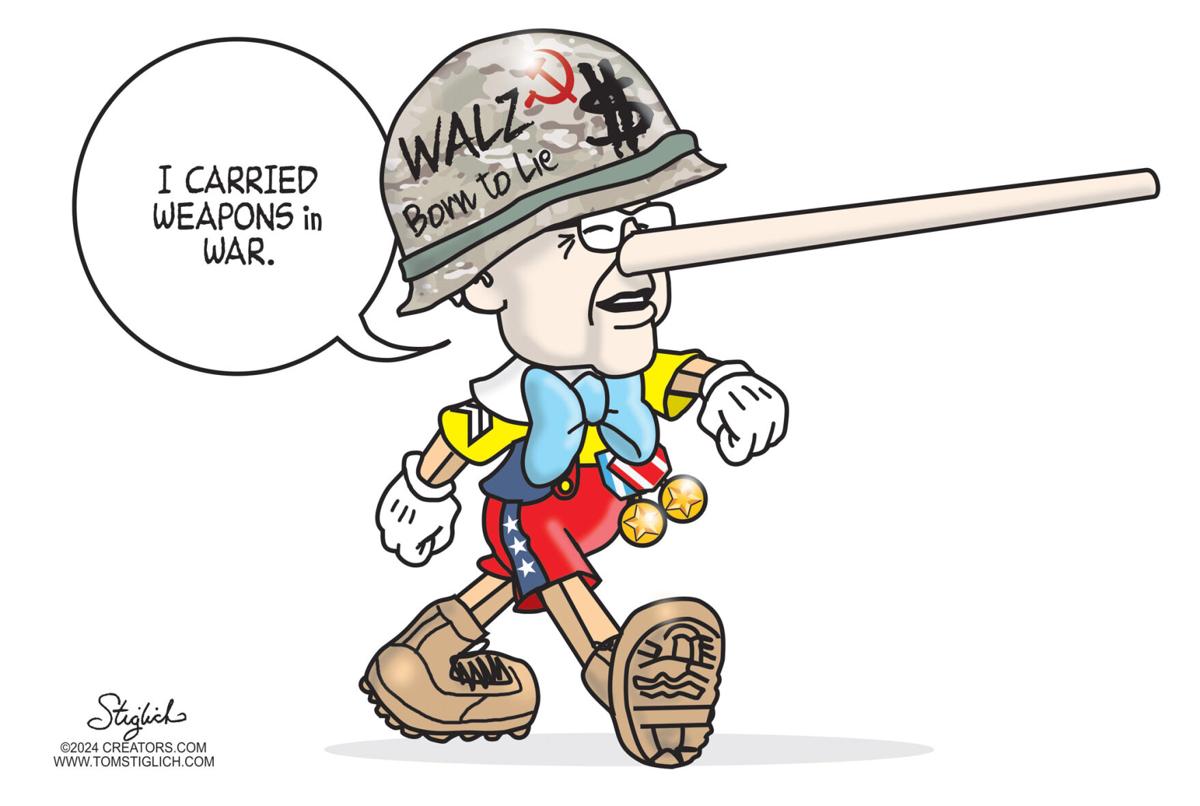 Top 10 political cartoons about Tim Walz