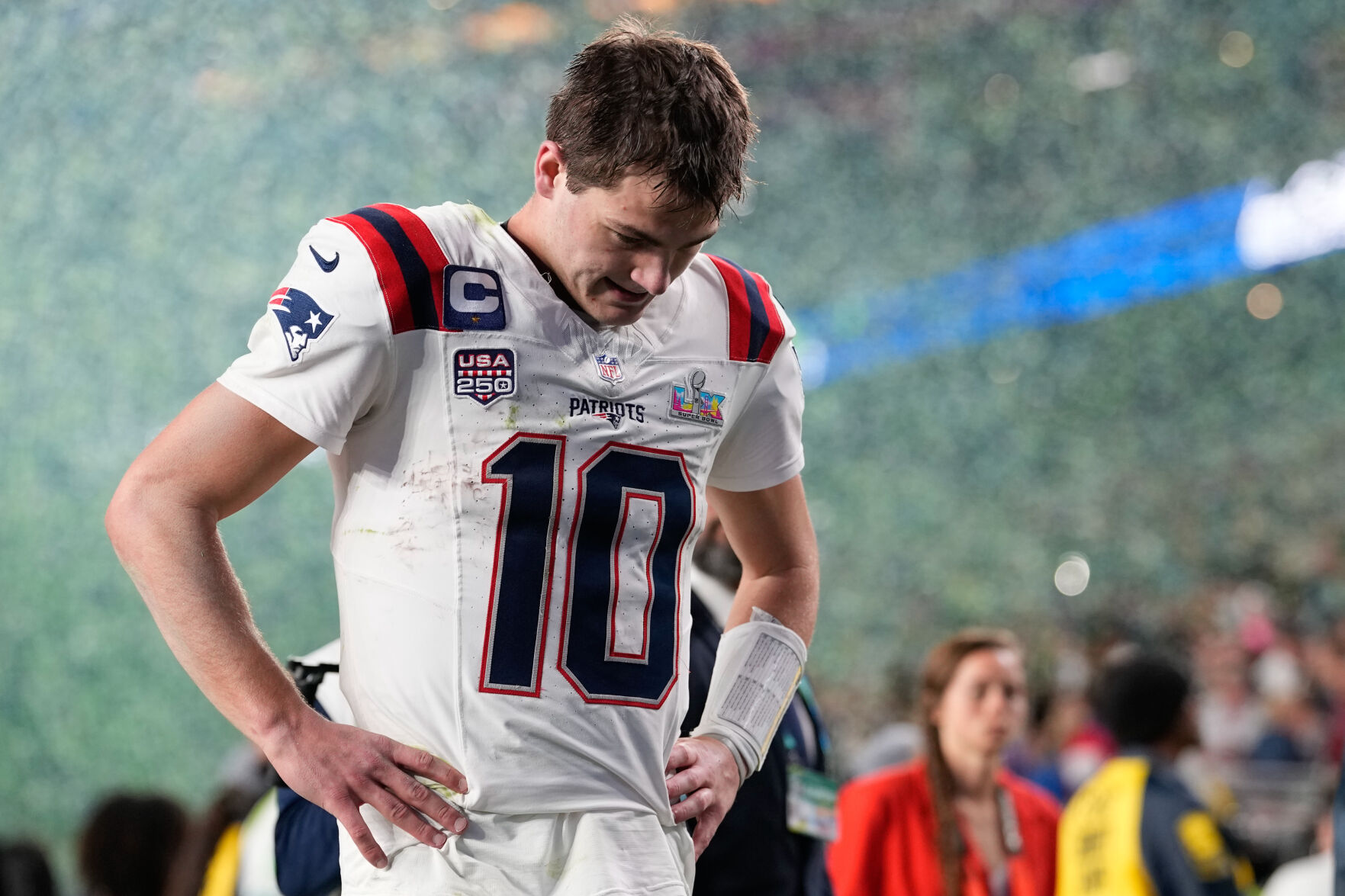History looms after Drake Maye’s rocky first Super Bowl